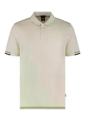 BOSS Button-fastening Polo Shirt - Neutrals