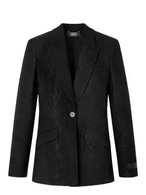 Versace Wool-blend Blazer - Black