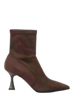 SERGIO LEVANTESI 70mm Janet56 Suede Boots - Brown