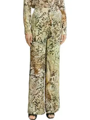 MARCIANO Giselle Printed Trousers - Neutrals