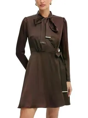 MARCIANO Alanis Mini Dress - Brown