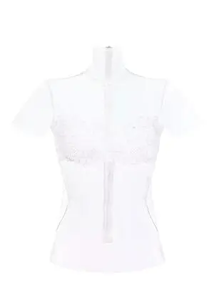 MANURI Lace Blouse - White