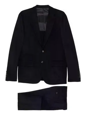 Eleventy Buttoned Suit - Blue
