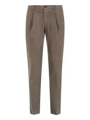 BRIGLIA 1949 Tiberio Pleated Trousers - Brown