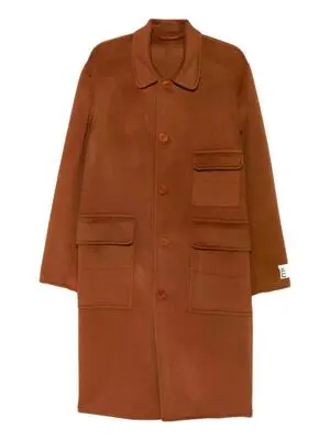 ÉTUDES STUDIO Button-up Wool Coat - Brown