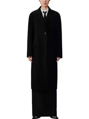 Thom Browne Single-breasted Coat - Black