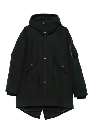 BARACUTA Hooded Zip-up Parka - Blue