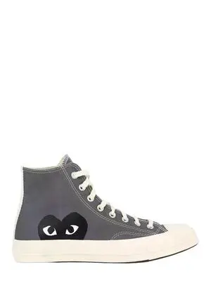 COMME DES GARÇONS PLAY X CONVERSE Chuck Taylor '70 Heart-print Sneakers - Grey