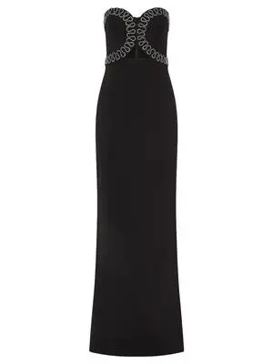 Rebecca Vallance Nyx Strapless Gown - Black
