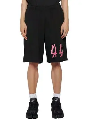 44 LABEL GROUP Printed Shorts - Black