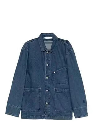 ÉTUDES STUDIO Pocket Denim Worker Jacket - Blue