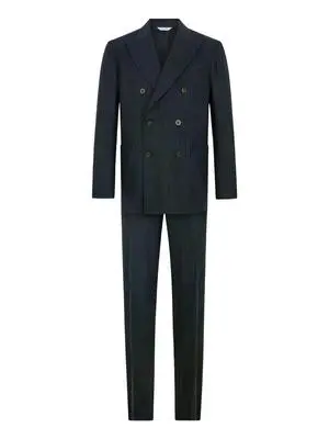 Boglioli K-suit Double-breasted Suit - Blue