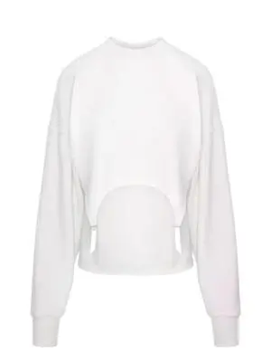 MURMUR Cutout Sweatshirt - White
