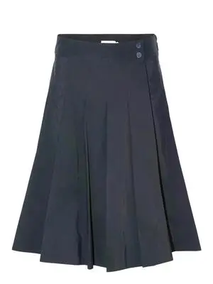 SIMKHAI Abbott Pleated Midi Skirt