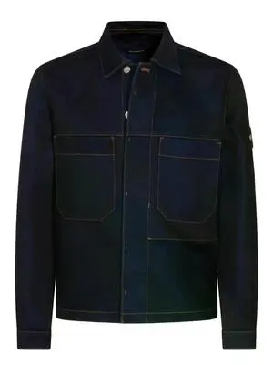 Stone Island Patch-pocket Shirt Jacket - Blue
