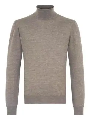 Boglioli Roll-neck T-shirt - Grey