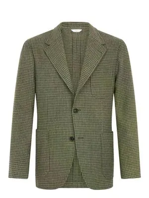 Boglioli Windsor Houndstooth Jacket - Green