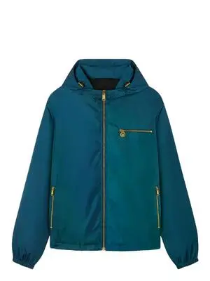 Versace Hooded Zip Jacket - Blue