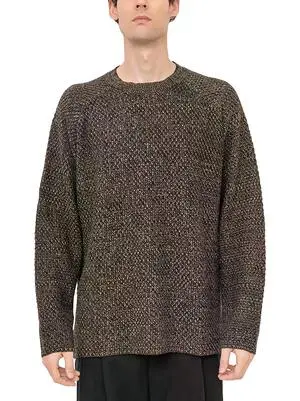 DEVOA Crew-neck Sweater - Brown