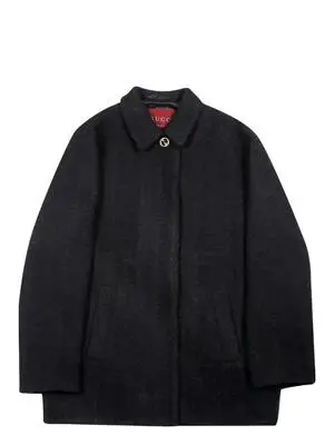 Gucci Button Coat - Black