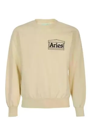 Aries Logo Sweater - Neutrals