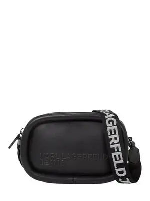 Karl Lagerfeld Puffy Cross Body Bag - Black