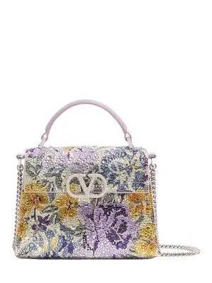 Valentino Garavani Vlogo Signature Jewel Closure Mini Bag - Lilac