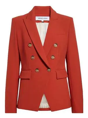Veronica Beard Miller Dickey Jacket - Carnelian Red