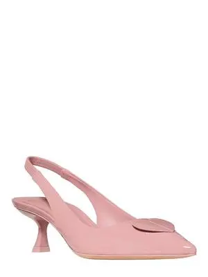 Kate Spade New York Lover Crinkle Patent Leather Slingback Pumps Barre Pink