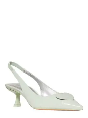 Kate Spade New York Lover Crinkle Patent Leather Slingback Pumps - Mint Frosting