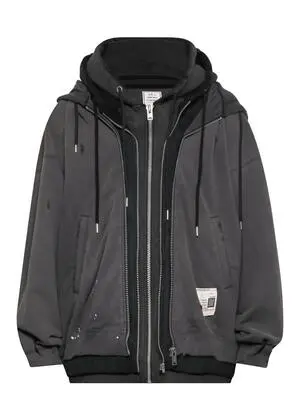 Mihara Yasuhiro Layered Cotton Parka - Black