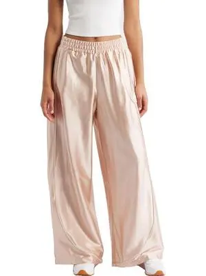 BOYS LIE Hayley Satin Wide-leg Pants - Pink