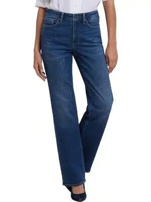 NYDJ Bailey Relaxed Straight Leg Jeans - Dark Loire