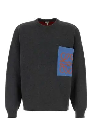 Loewe Pullover Sweater - Grey