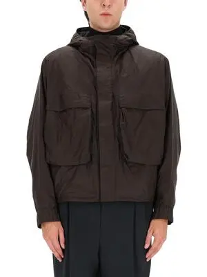 LEMAIRE Short Rain Parka - Brown