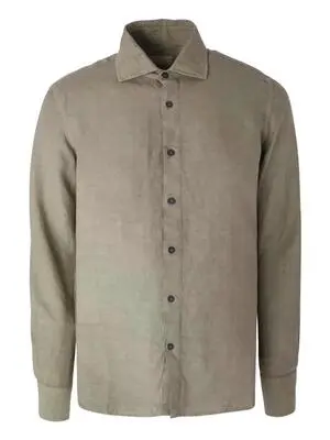 120% Lino Buttoned Shirt Neutrals