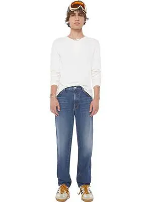 MOTHER The Bronco Straight-leg Jeans - Blue
