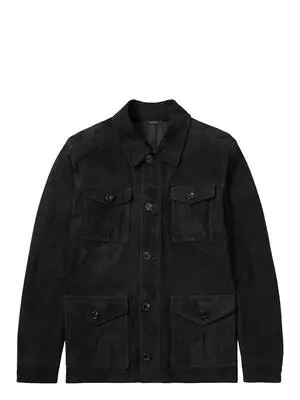 TOM FORD Suede Jacket - Black
