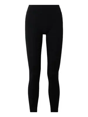 WE NORWEGIANS Ski Basic Stretch-wool Leggings - Black