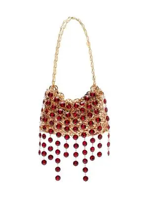 Rabanne 1969 Nano Embellished Shoulder Bag - Gold