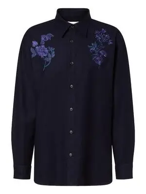 DRIES VAN NOTEN Dries Van Noten Embroidered Wool Shirt
