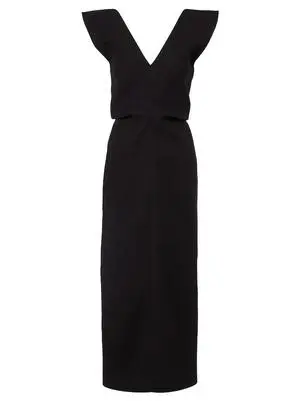 Proenza Schouler Mariam Scuba Midi Dress - Black