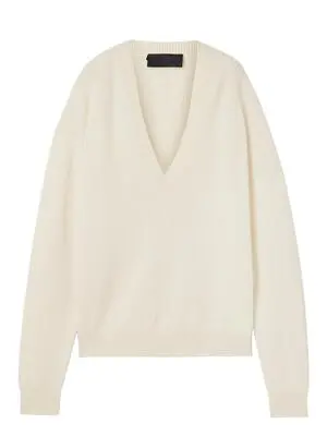 NILI LOTAN Feron Cashmere Sweater - Neutrals