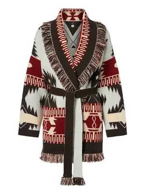 Alanui Icon Jacquard Cashmere Cardigan - Multicoloured