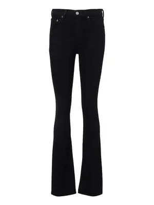 AGOLDE Ingram High-rise Split Hem Jeans - Black