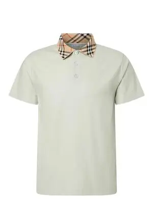 Burberry Cotton Piqué Polo Shirt - Green