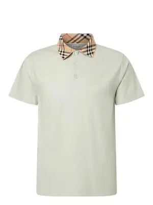 Burberry Cotton Piqué Polo Shirt Green