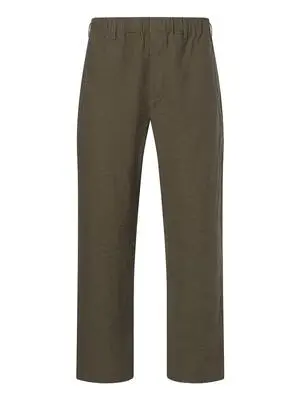 Commas Mid-rise Straight Pants - Green