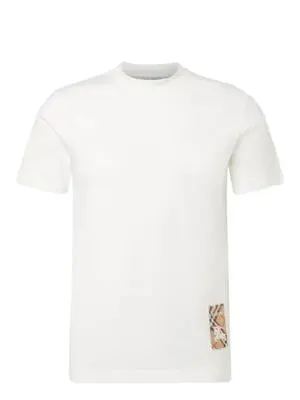 Burberry Burberry EKD Cotton Jersey T-shirt White