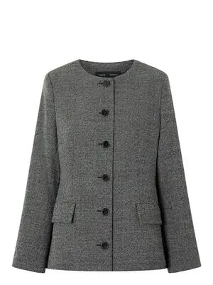 Proenza Schouler Annemarie Mélange Wool-blend Tweed Jacket - Gray